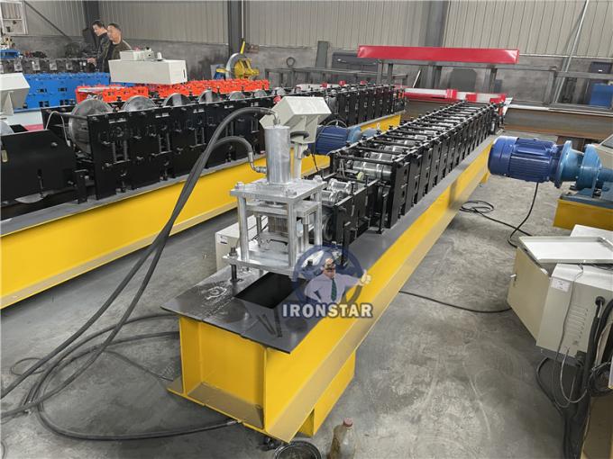 Galvanized Steel 0.8-1.2mm Roller Shutter Door Slat Machine PLC Control