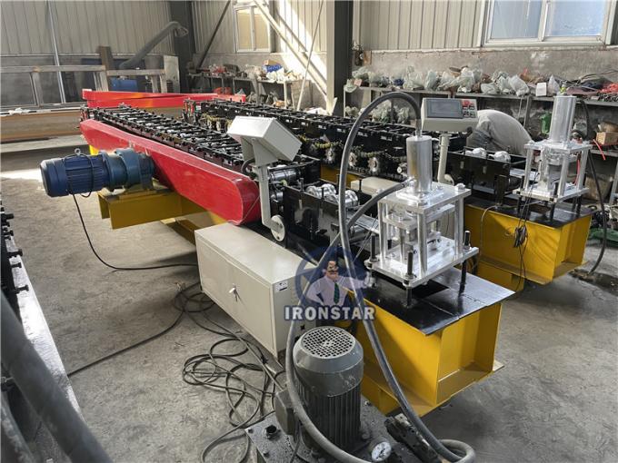 Galvanized Steel 0.8-1.2mm Roller Shutter Door Slat Machine PLC Control