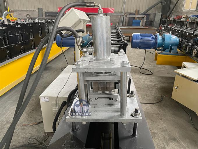 Galvanized Steel 0.8-1.2mm Roller Shutter Door Slat Machine PLC Control